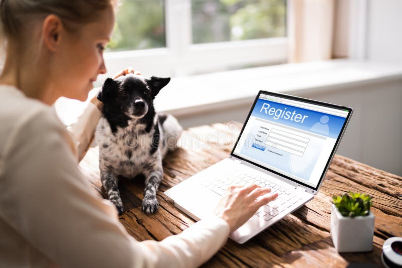 Free Online Registration and Application Form Stock Photo - Image of ...