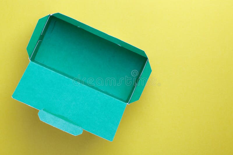 Box Top View stock image. Image of recycle, case, paper - 212918285