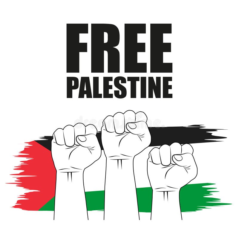 Free Palestine poster stock illustration. Illustration of design ...