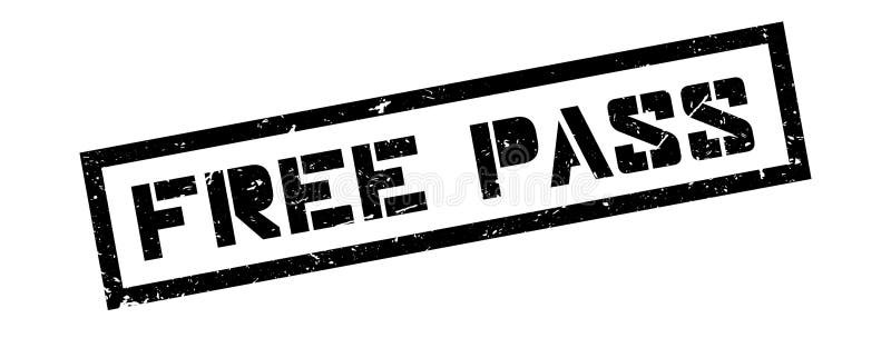 Free Pass rubber stamp stock illustration. Illustration of graphic ...
