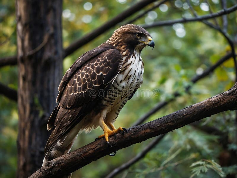 Free Photo Hawk Standing on a Branch Stock Image - Image of imperial ...