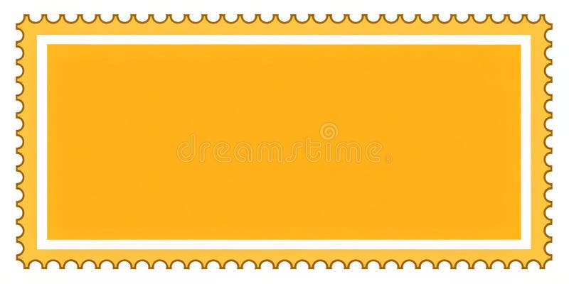 Free Printable Blank Postage Stamp Outline Vector Illustration ...