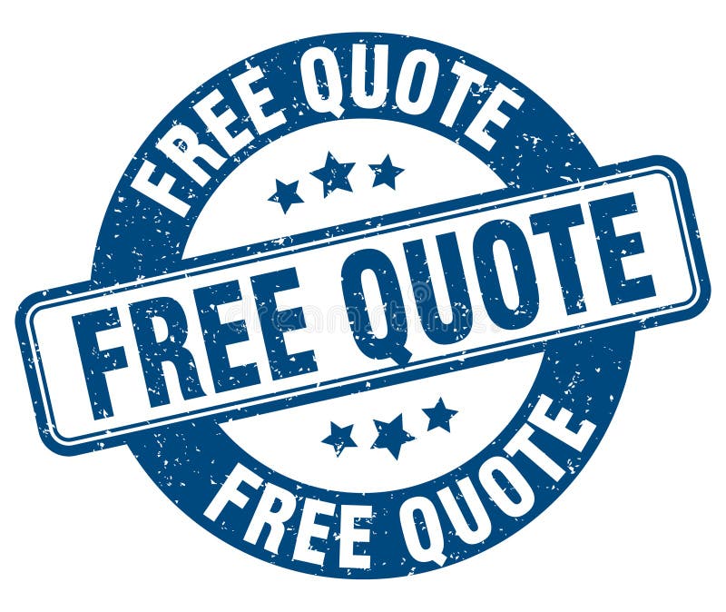 Get a quote stamp stock vector. Illustration of round - 104778169