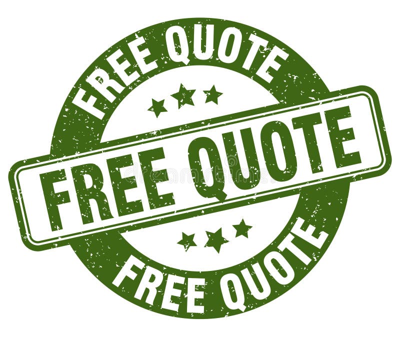 Get a quote stamp stock vector. Illustration of round - 104778169