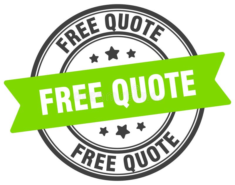 Get a quote stamp. seal stock vector. Illustration of band - 101344659