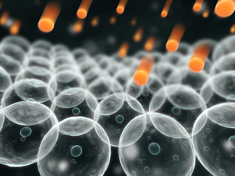 Free radicals stock illustration. Illustration of vacuole - 9166082