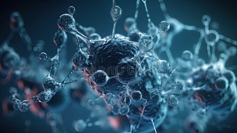 Free Radicals Illustration by Generative AI Stock Illustration ...