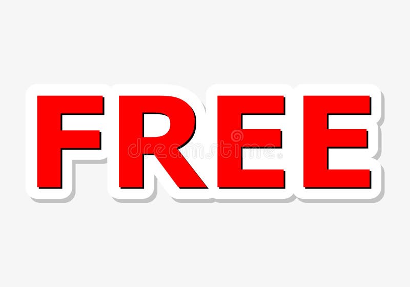 Free Red Sign stock vector. Illustration of opening, award - 81699503