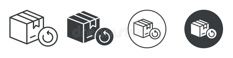 Free Returns Orders Icon Vector Logo Outline Stock Vector ...