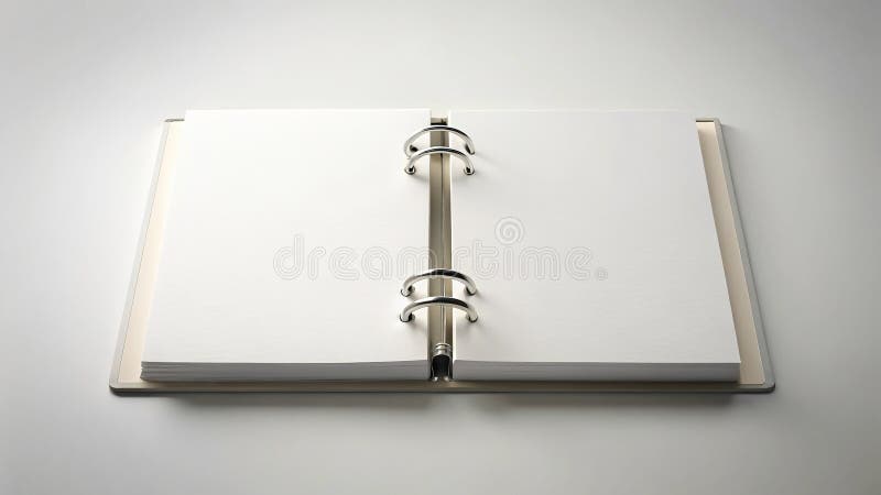 Free Ring Binder Mockup Template Realistic Office Stationery Design for ...