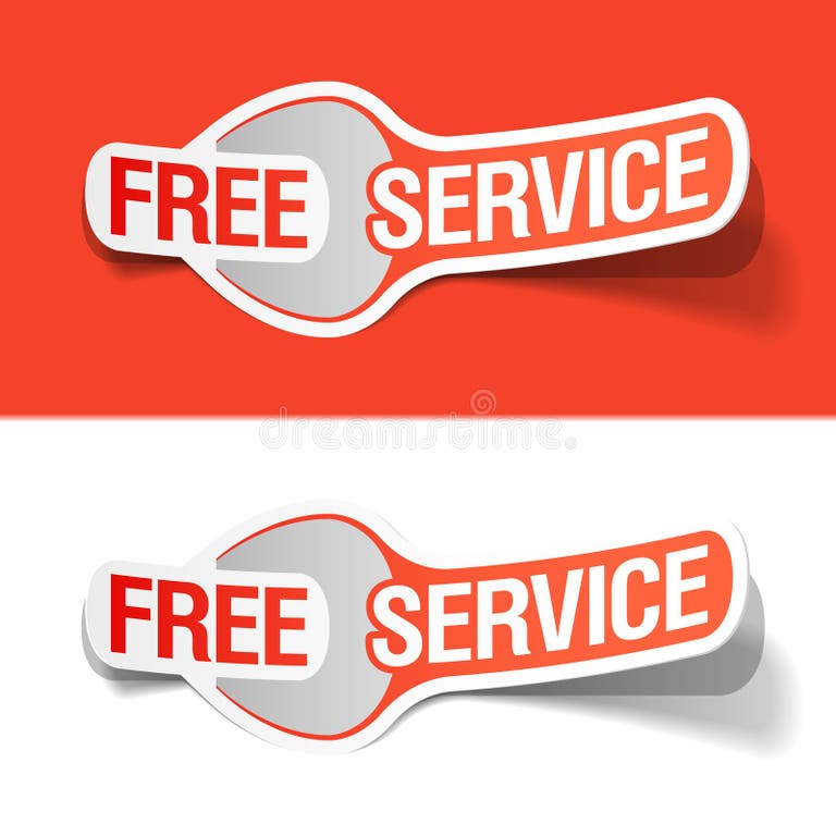 Free Service Labels Stock Illustrations – 347 Free Service Labels Stock ...