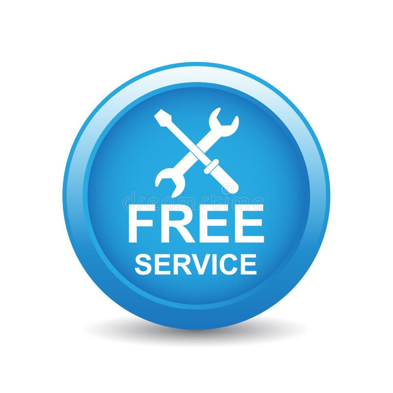 Free service stock illustration. Illustration of discount - 122573233