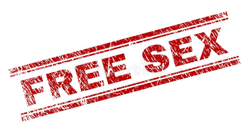 Scratched Textured Free Sex Stamp Seal Stock Vector Illustration Of