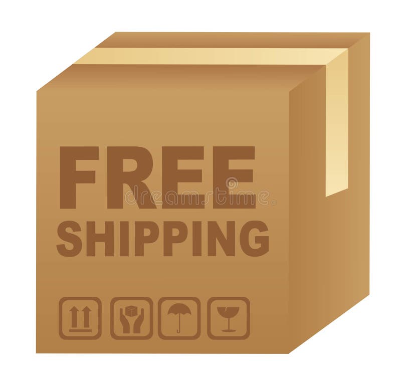 Free Shipping Tag EPS stock vector. Illustration of efficient - 16242803