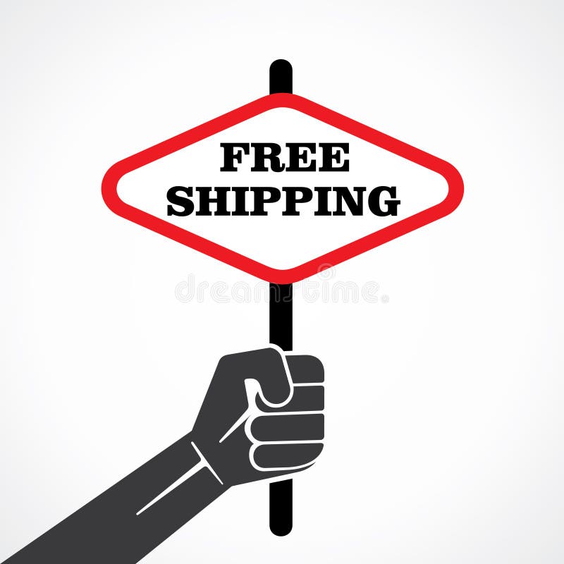 Free shipping Red button stock illustration. Illustration of choice ...