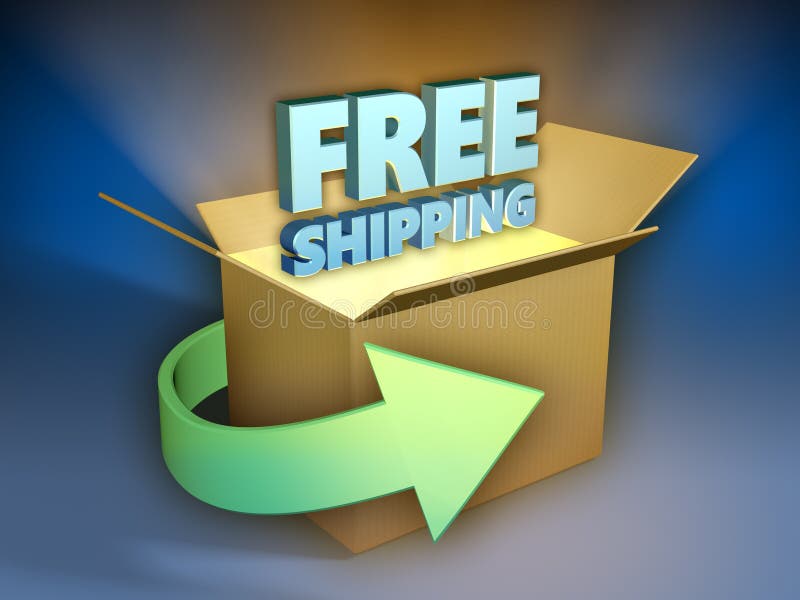Free shipping stock illustration. Illustration of logistic - 199026747