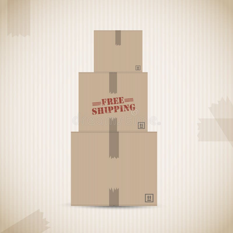 Free shipping design stock vector. Illustration of grunge - 42617557