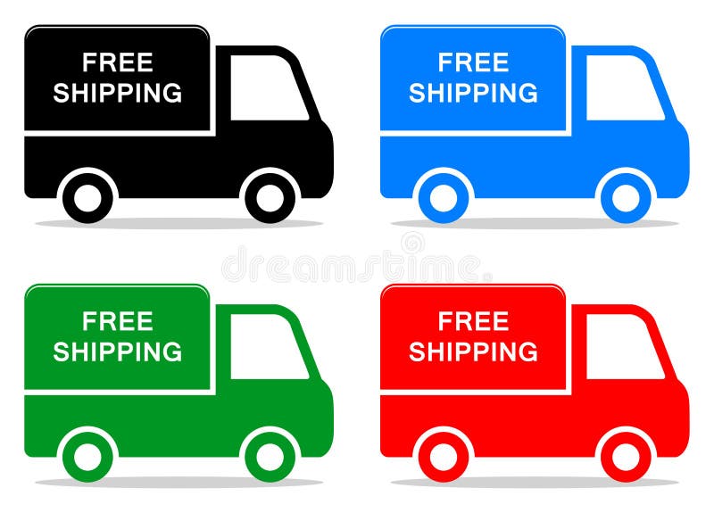 Free shipping icon stock vector. Illustration of abstract - 119085897