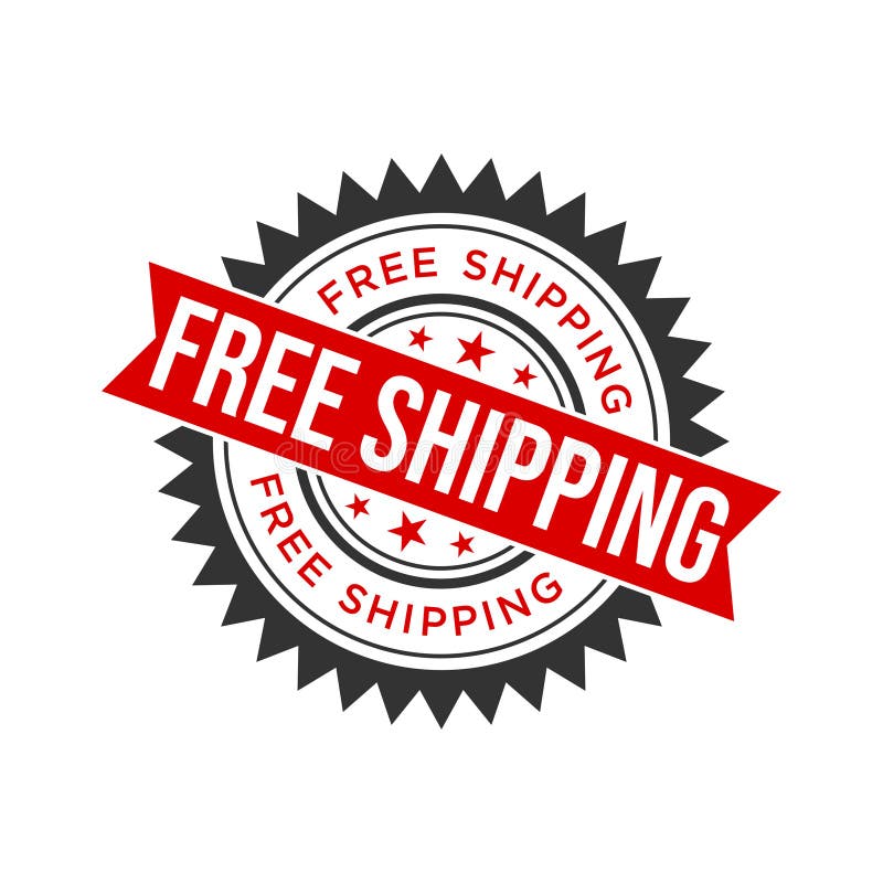 Free Shipping Letter Rubber Stamp Vector Design Template Stock Vector ...