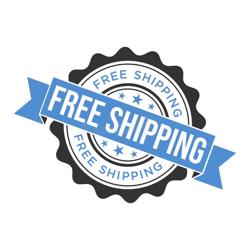 Free Shipping Letter Rubber Stamp Vector Design Template Stock Vector ...