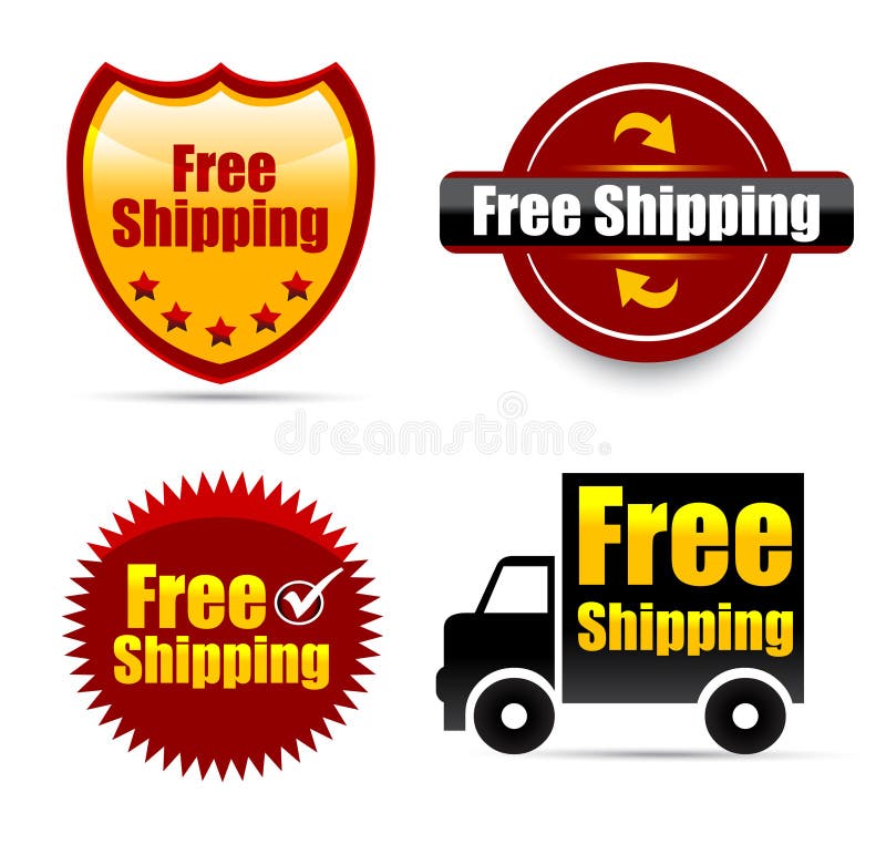 Free shipping stock vector. Illustration of icons, marketing - 31465639