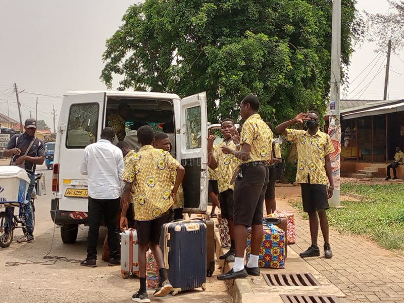 Free SHS Students Go Home on Break in a Convertible Cargo Van ...