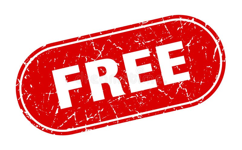 Free sign stock vector. Illustration of stamp, white - 160382172