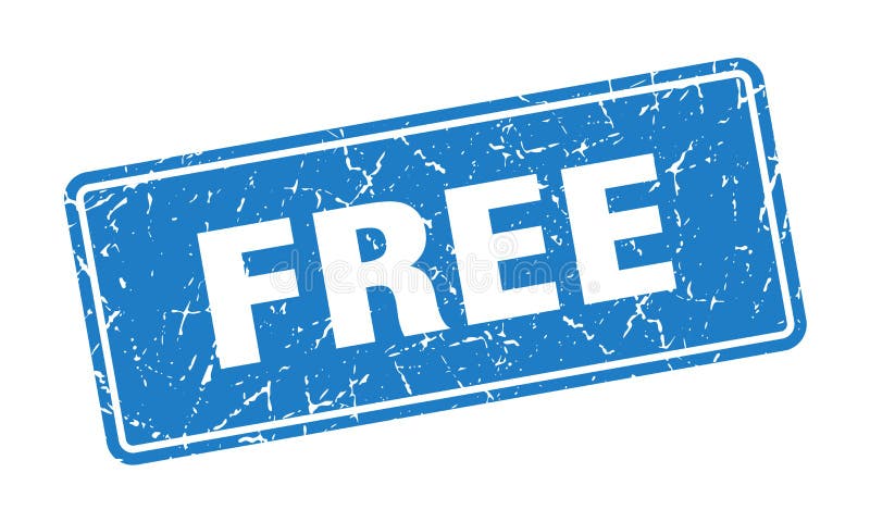 For Free Sign. Round Ribbon Label Set. Seal Stock Vector - Illustration ...