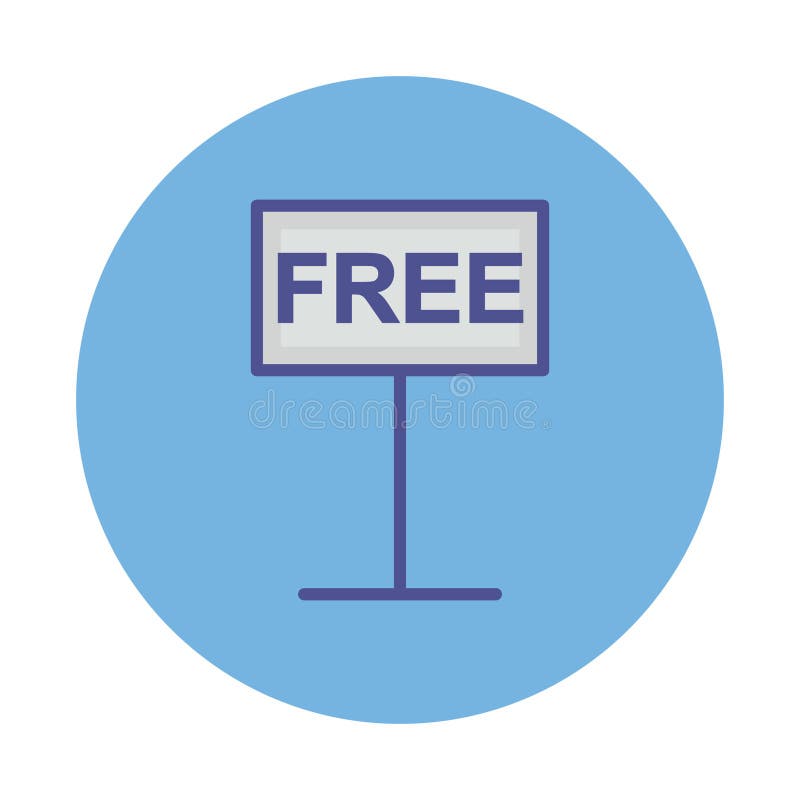 Free Sign Isolated Vector Icon Which Can Easily Modify or Edit Stock ...
