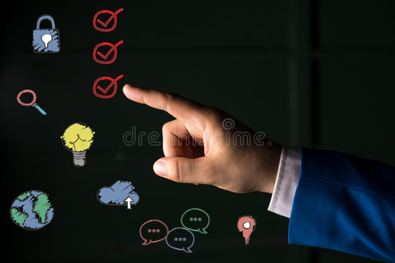 Free Sketch Showing Images of Information Computerization with ...