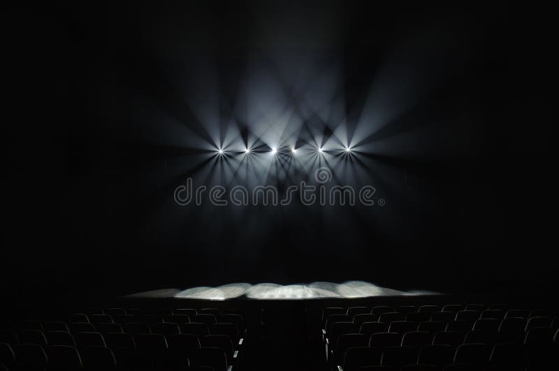 Free Stage With Lights, Background Of Empty Stage, Spotlight, Neon ...