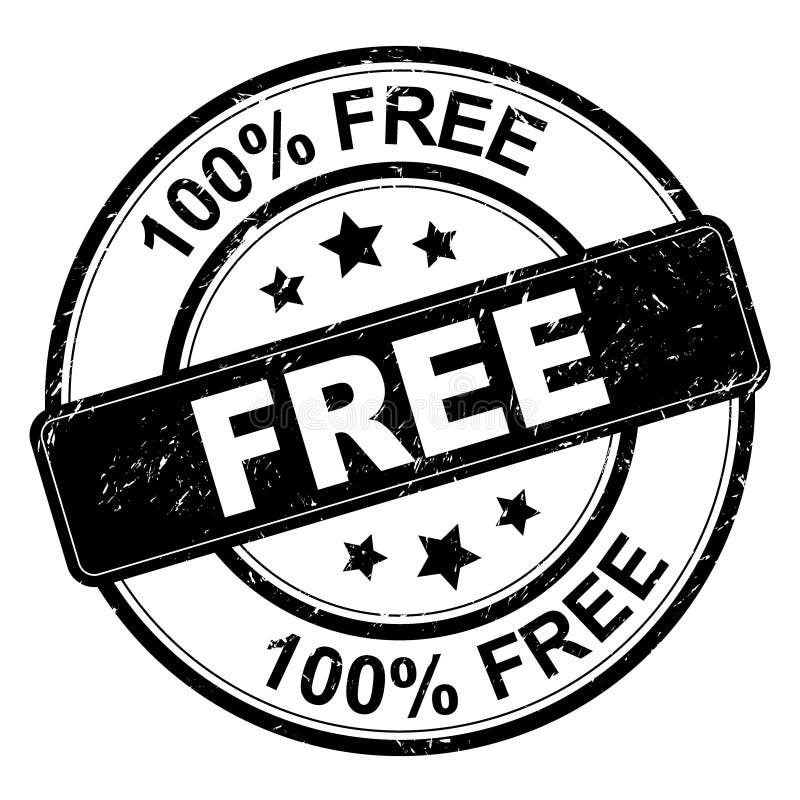 Free stamp vector stock vector. Illustration of grungy - 124233480