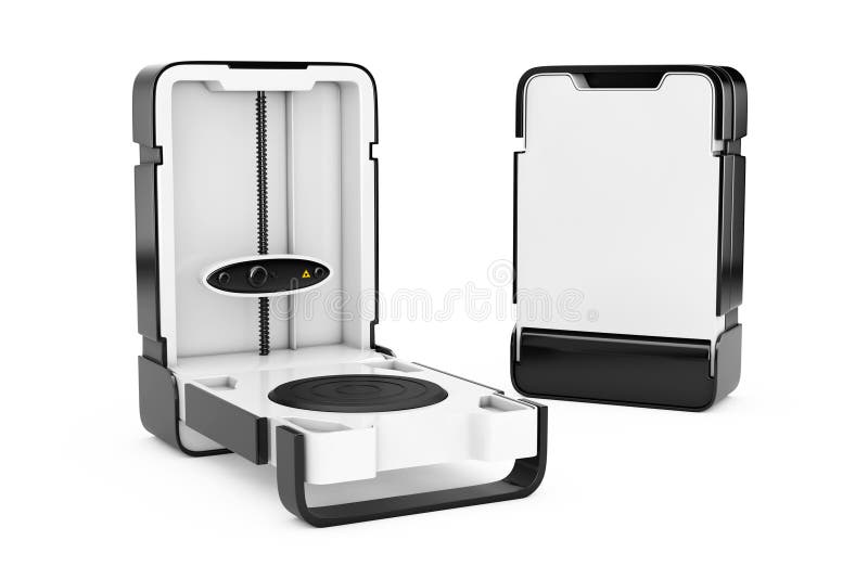 Free Standing Modern Desktop Home 3D Scanner Scanning Abstract M Stock ...
