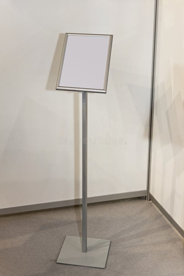 Free Standing Notice Board stock image. Image of vertical - 274303221