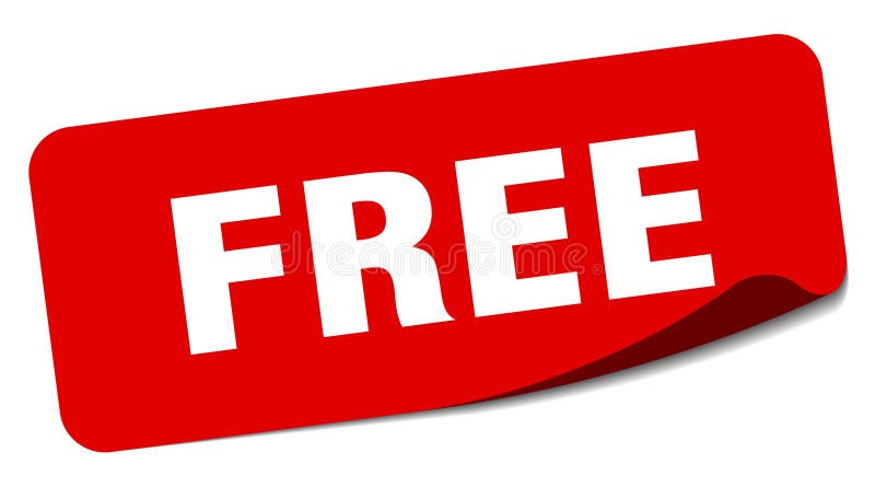 Free sticker. free label stock vector. Illustration of isolated - 303114445