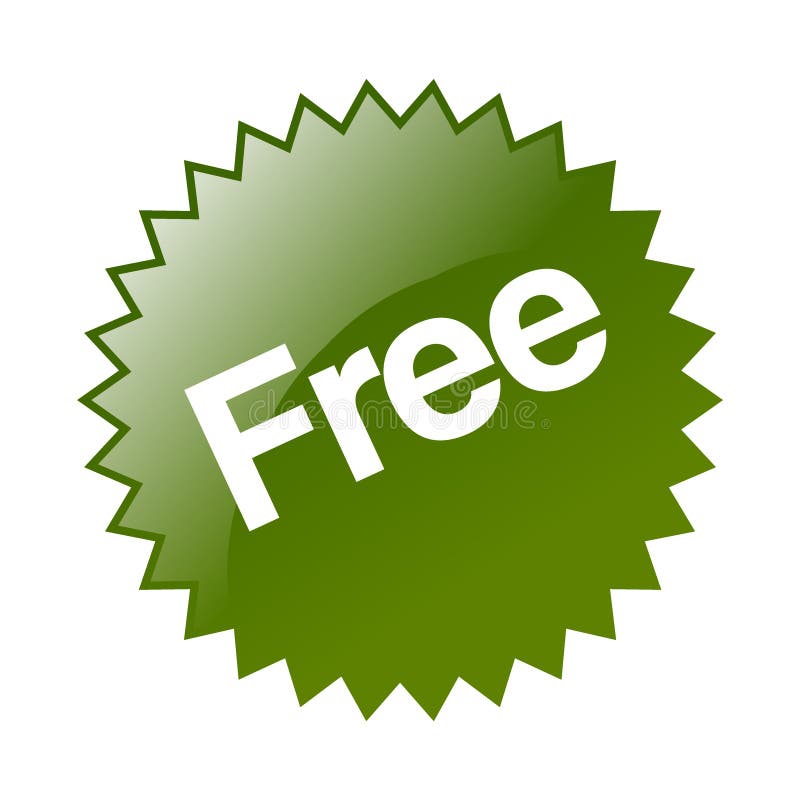 Free sticker label stock illustration. Illustration of bonus - 123397762