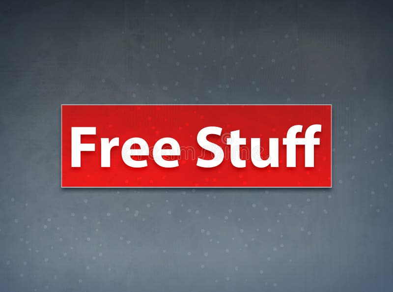 Free Stuff Red Banner Abstract Background Stock Illustration ...