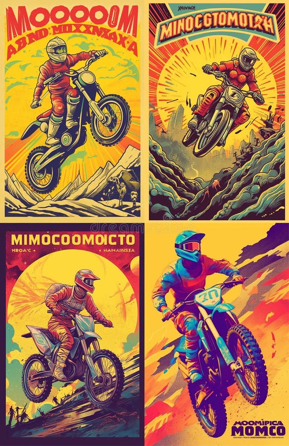 Free Style Dirt Bike Competition Stock Vector - Illustration of extreme ...