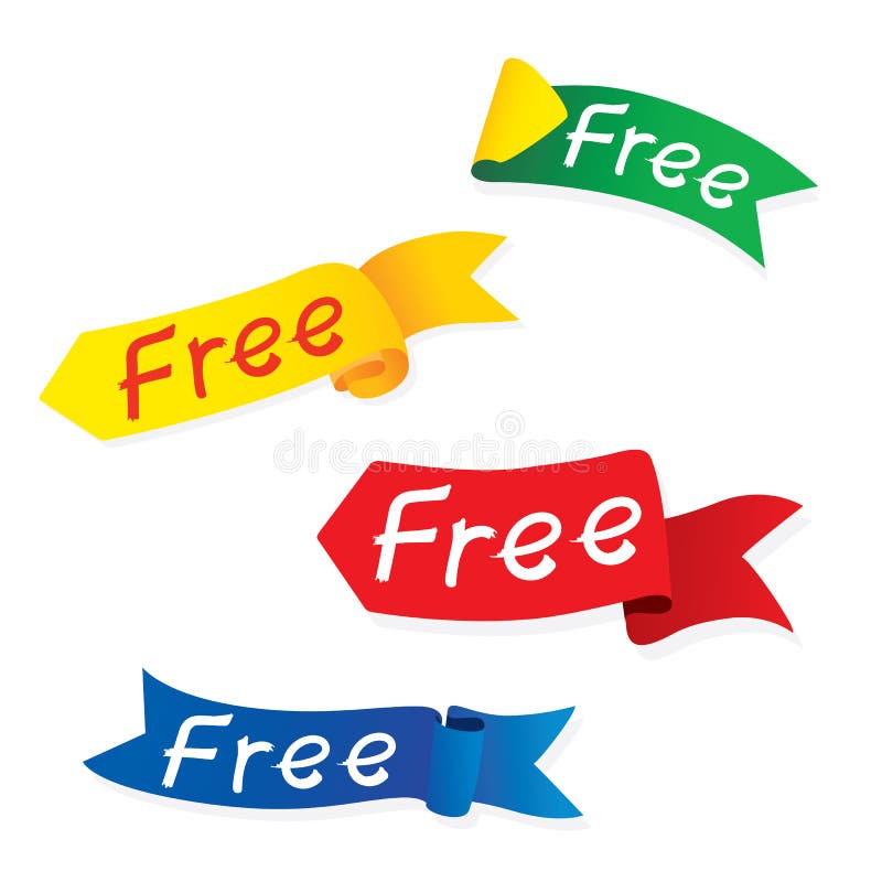 Free tag stock vector. Illustration of market, button - 74355093