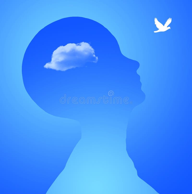 Free thinker stock illustration. Illustration of metaphor - 1662871