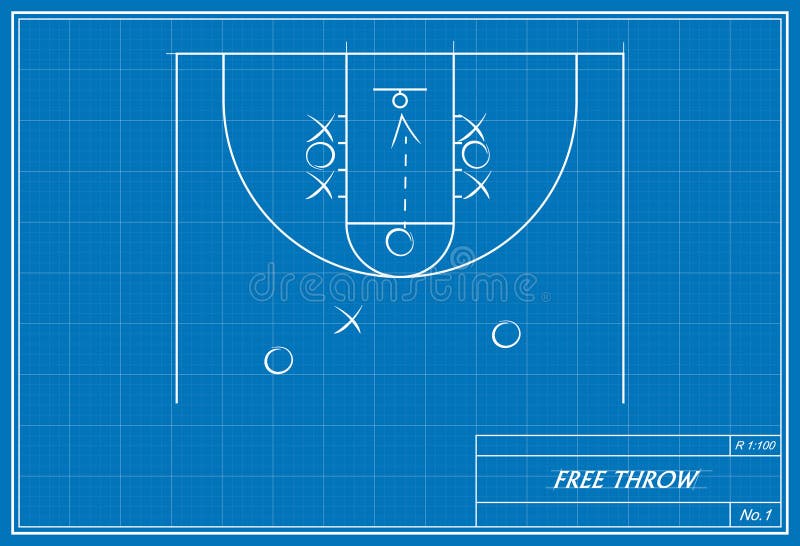 Blueprint Basketball Stock Illustrations – 64 Blueprint Basketball ...