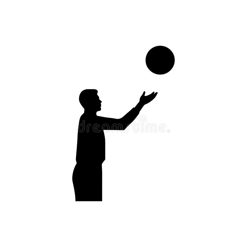 Free Throw Icon stock vector. Illustration of advertising - 296707621