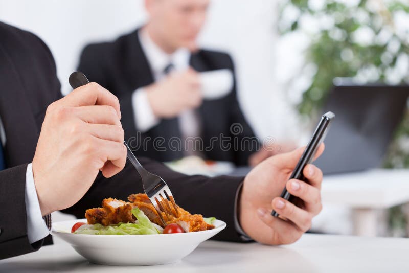 Free Time. Happy Middle-aged Black Man Using Laptop while Resting on ...