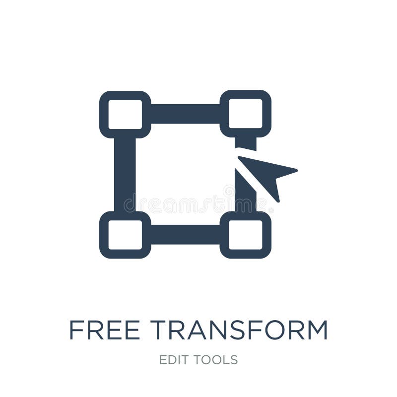 Free Transform Vector Icon on White Background. Flat Vector Free ...