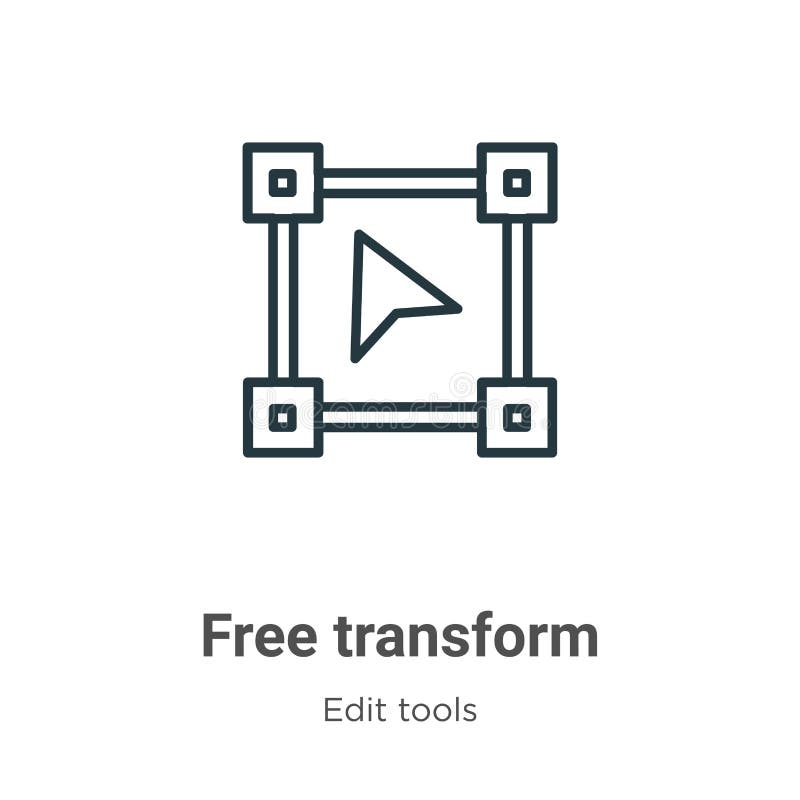 Free Transform Outline Vector Icon. Thin Line Black Free Transform Icon ... Free Transform Outline Vector Icon. Thin Line Black Free Transform Icon ...