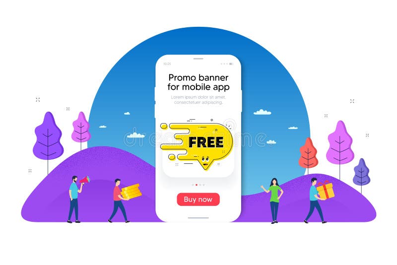 Free Transition Bubble. Cartoon Face Character Chat Message. Phone ...