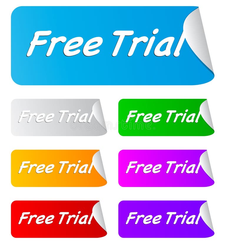 Trial Sticker Stock Illustrations – 1,967 Trial Sticker Stock ...
