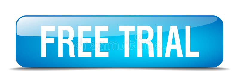 Free trial button stock vector. Illustration of note - 121127353