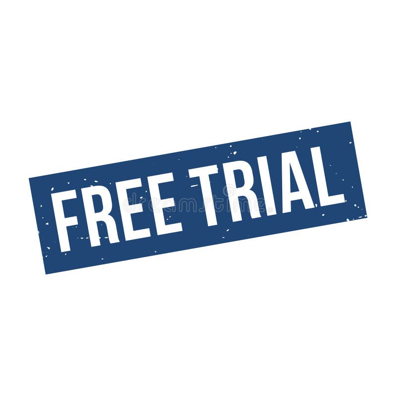Free Trial Stamp, Free Trial Grunge Square Sign Stock Vector ...