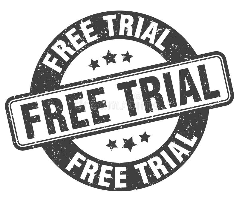 Free Trial Stamp. Free Trial Label. Round Grunge Sign Stock Vector ...
